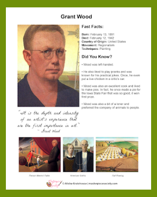 Grant Wood - Masterpiece Curations
